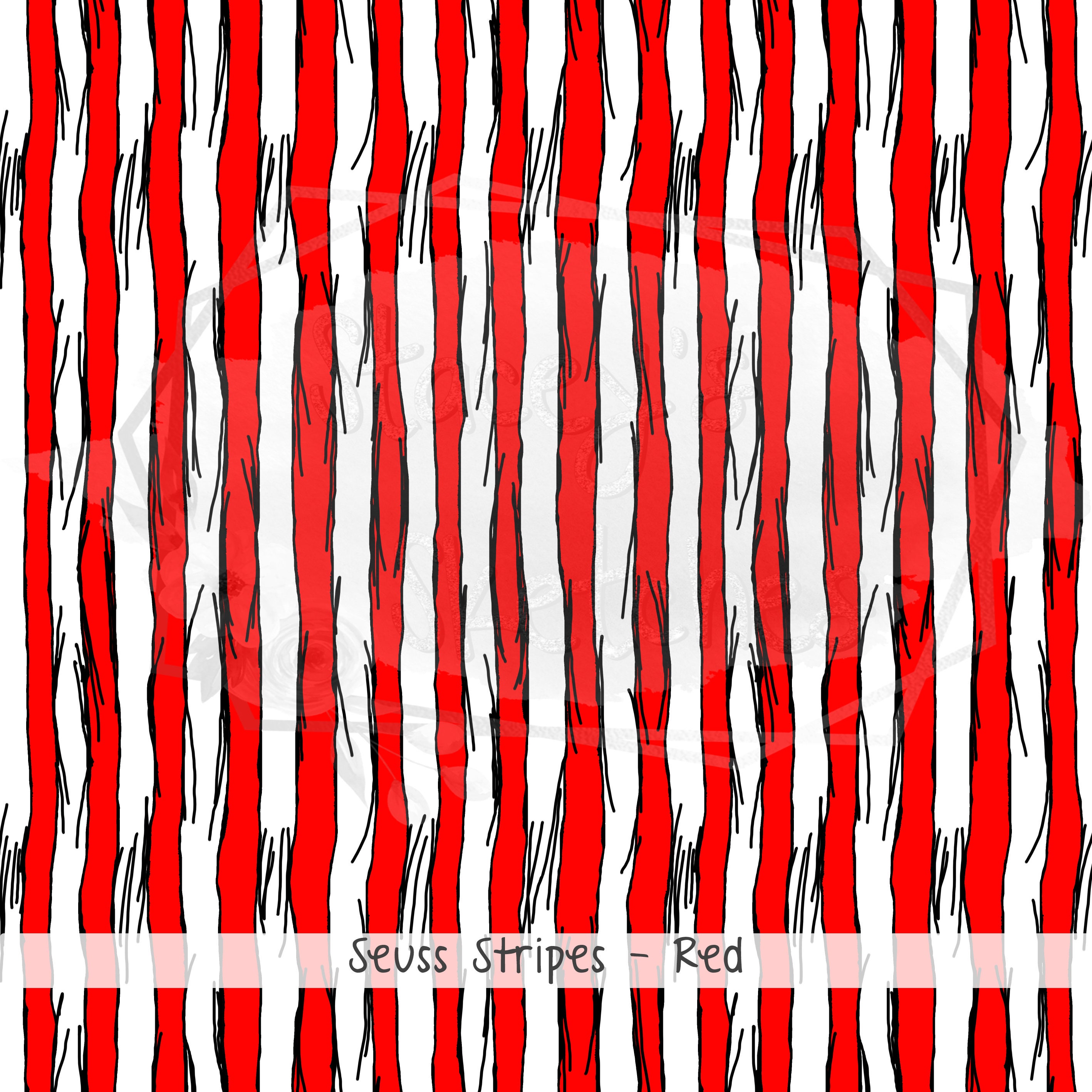 Red And White Striped Background Dr Seuss