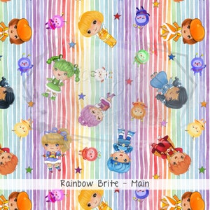 Rainbow Brite Seamless Prints | JPG - Etsy