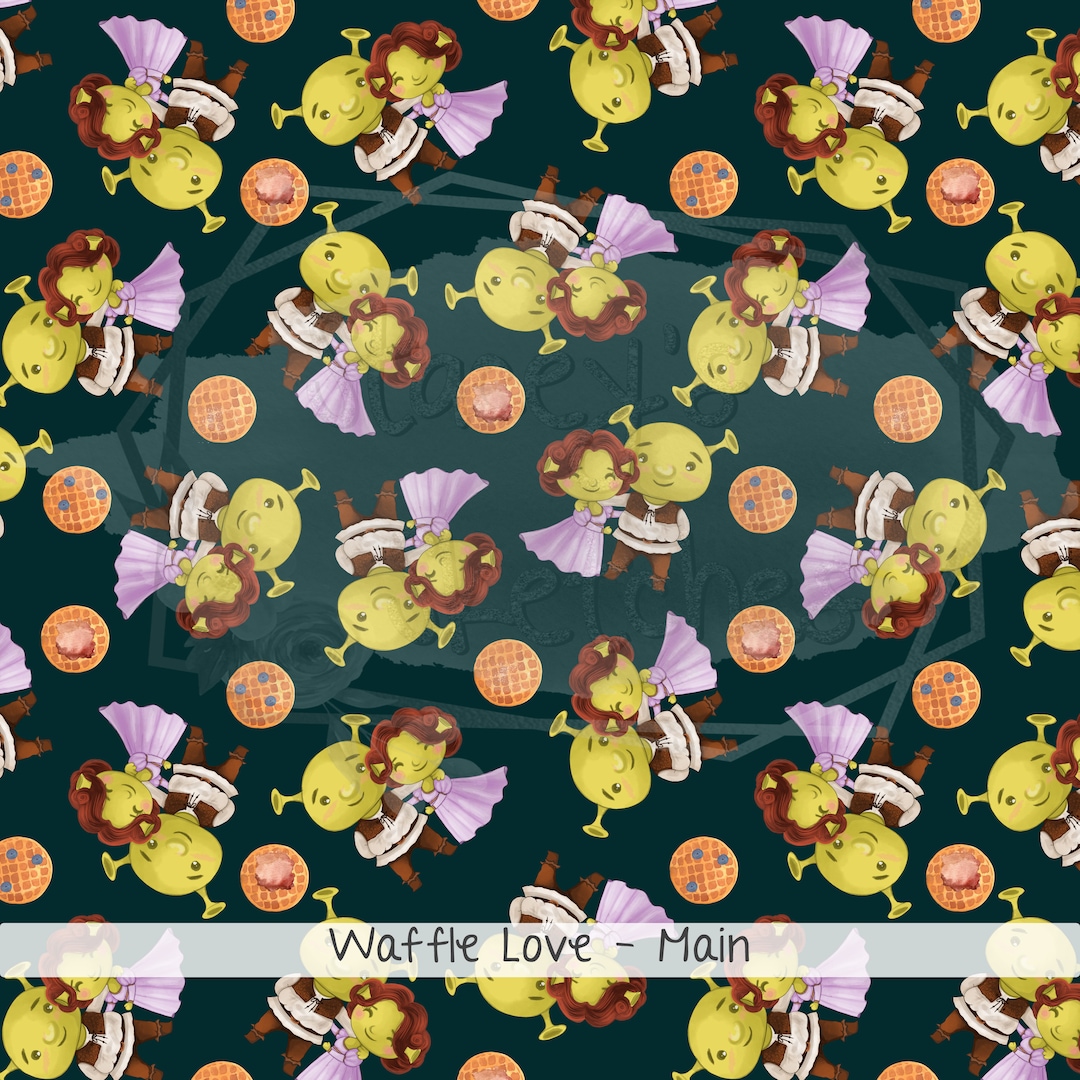 Waffle Love Seamless Prints | JPG - Etsy