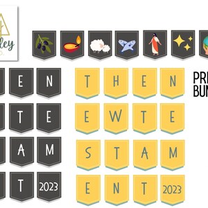 New Testament Theme- LDS 2023 Primary Bulletin Board Printable Kit - Etsy