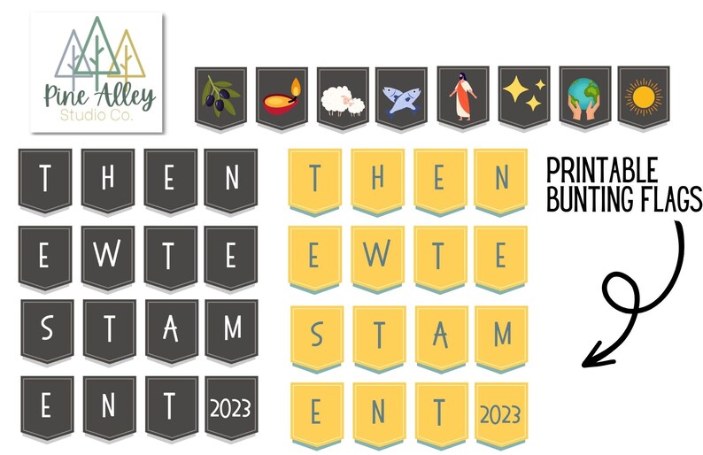 New Testament Theme- LDS 2023 Primary Bulletin Board Printable Kit - Etsy