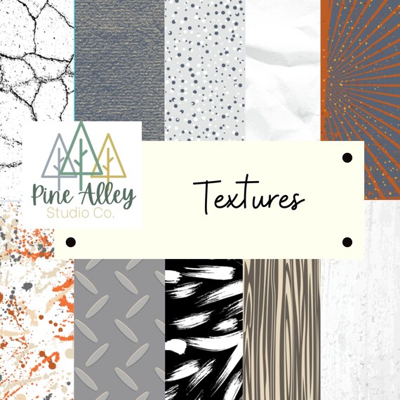 Textures Digital Paper Design Package of 10 JPG | Etsy