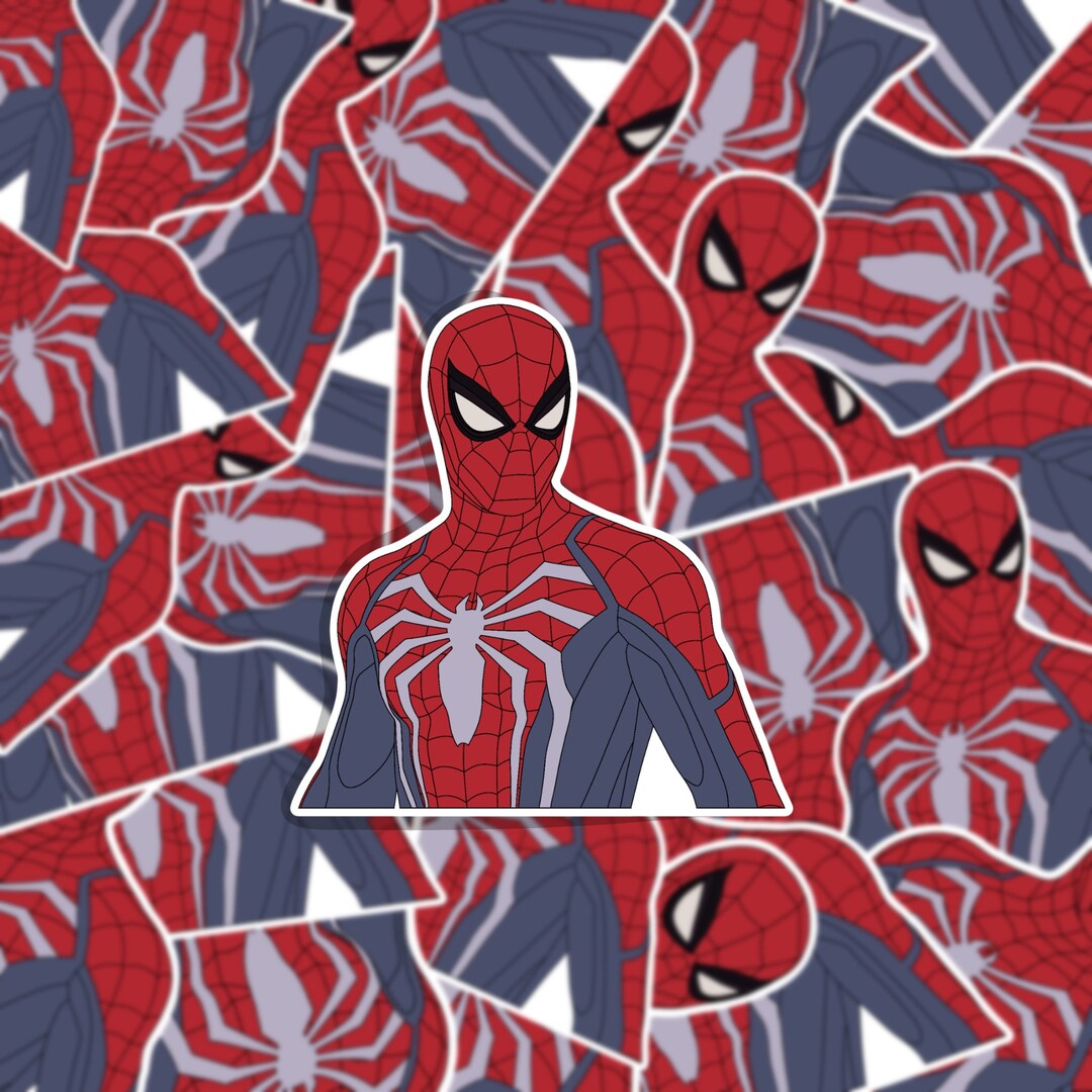 Spider-man 2 Insomniac Spider-man Sticker - Etsy