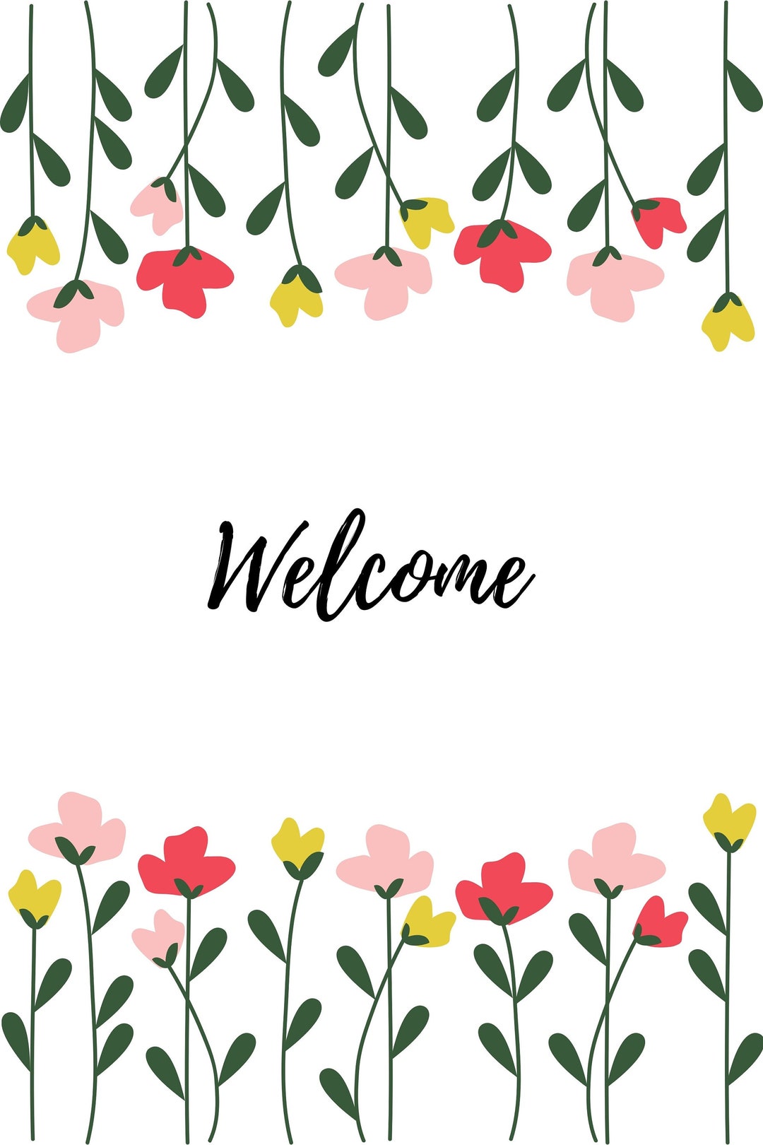 Welcome Sign Printable - Etsy