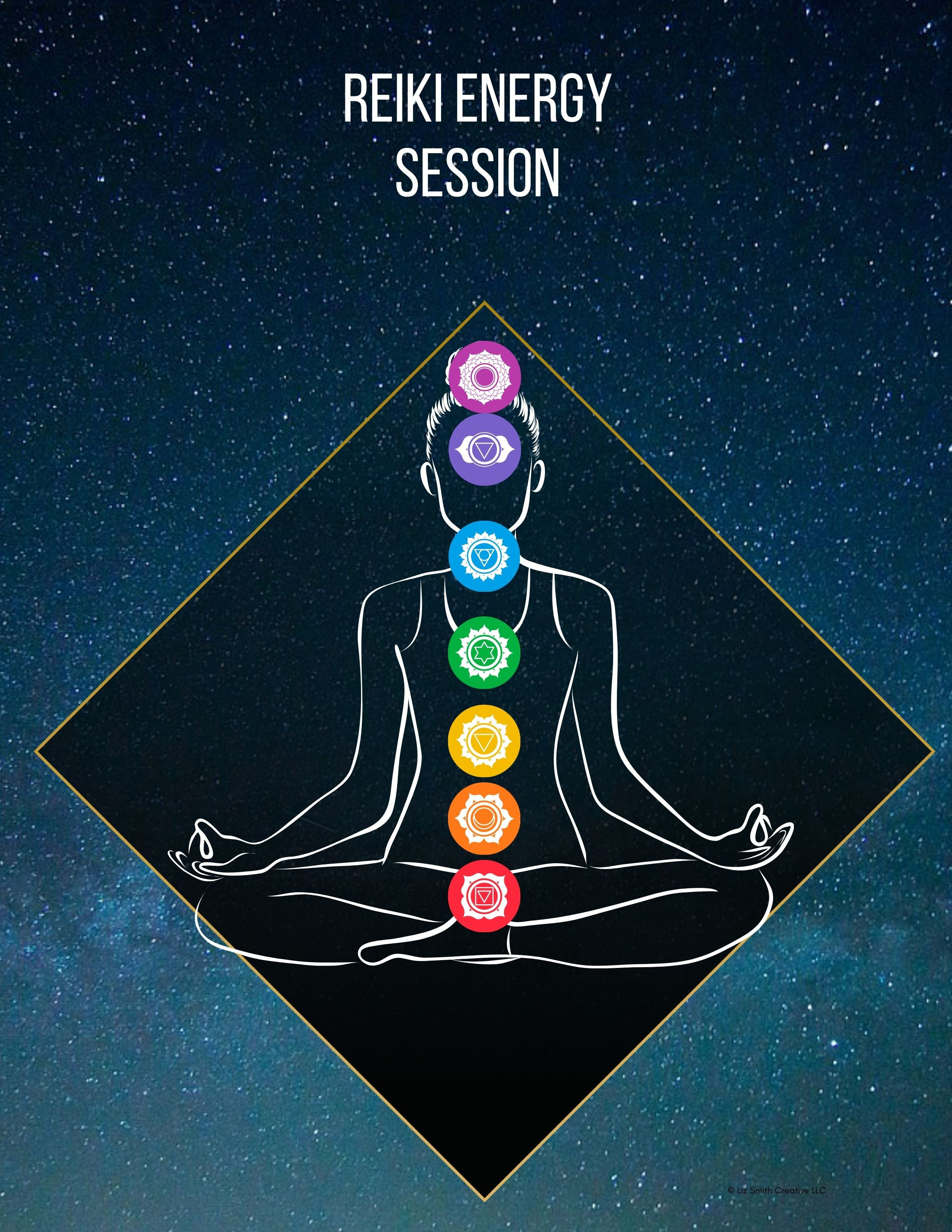 Distance Reiki Chakra Healing Printable Template Solar Edition - Etsy UK