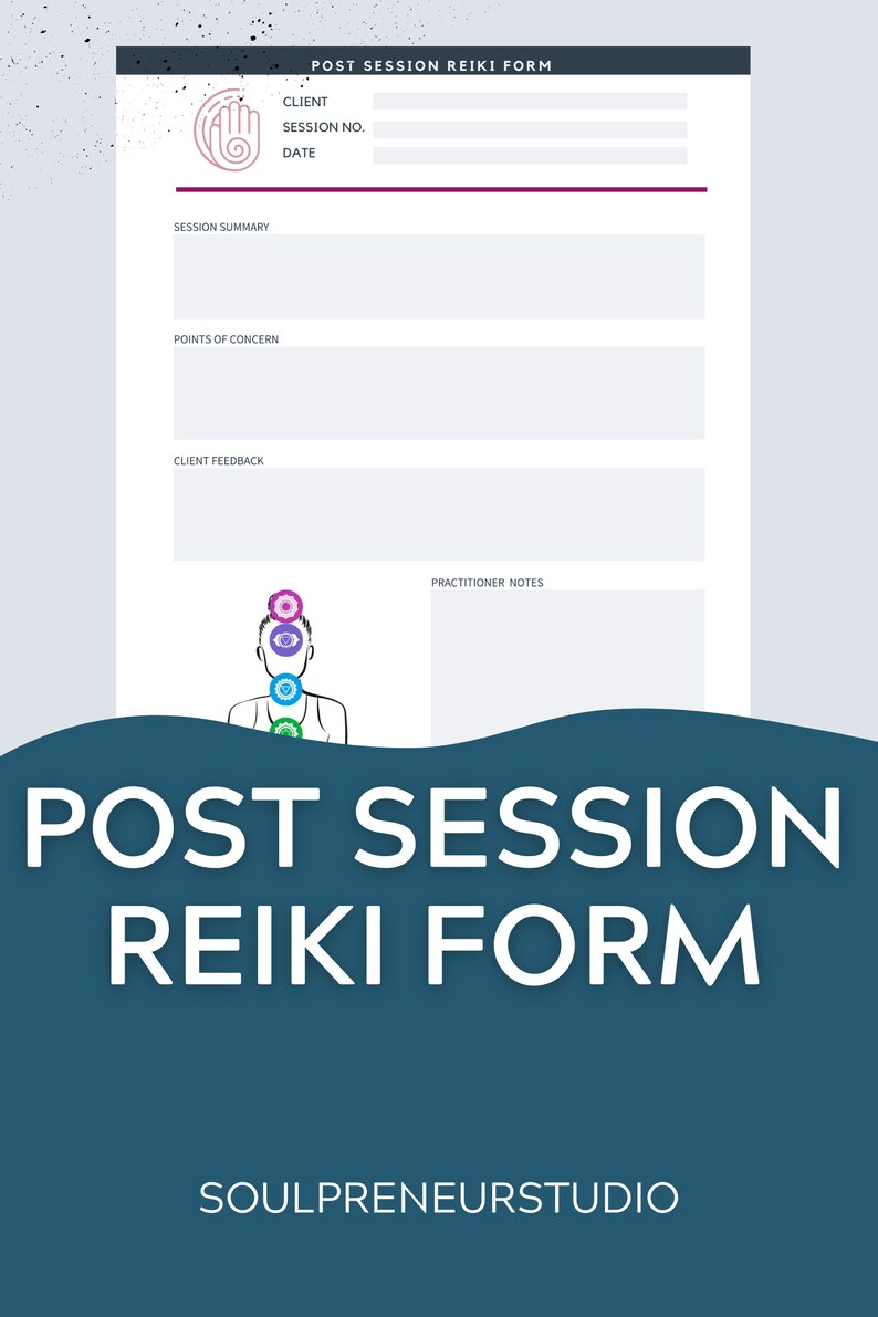 Reiki Post-session Client Form - Etsy