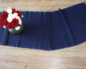Navy Blue Table Runner 2 in Set Blue Home Decor Terracotta Woven Table ...