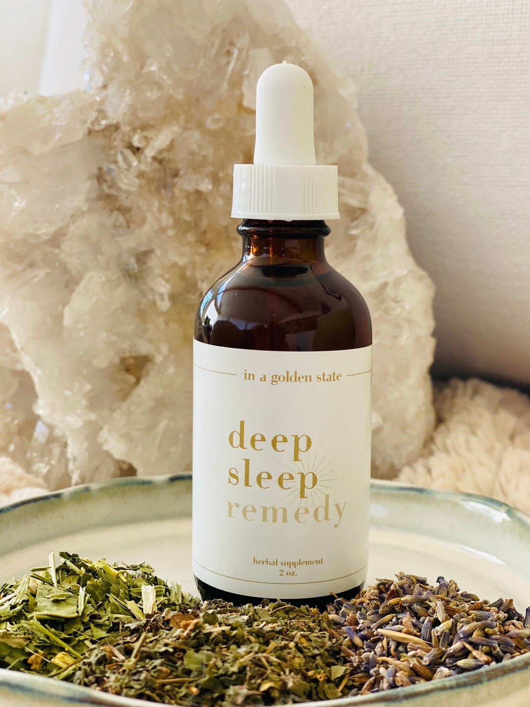 HERBAL SLEEP SUPPORT | Deep Sleep Remedy - Organic Glycerite Featuring ...