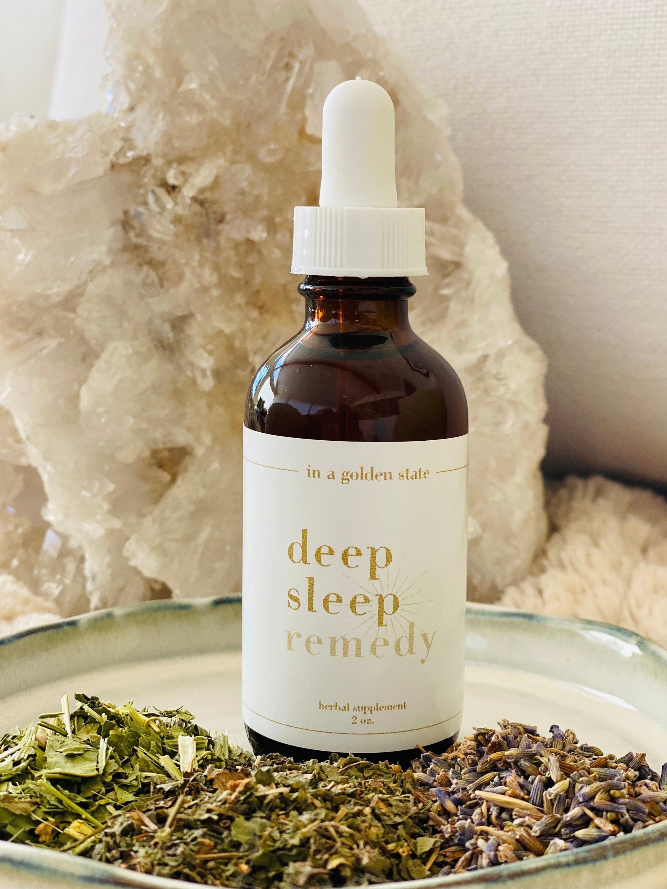 HERBAL SLEEP SUPPORT Deep Sleep Remedy Organic Glycerite Featuring ...