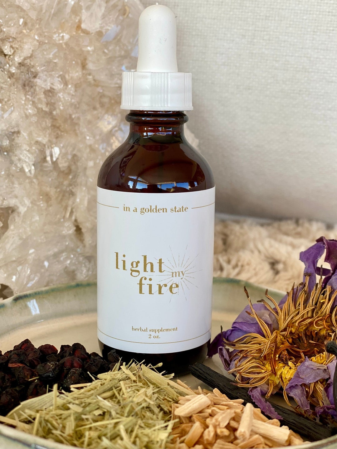Herbal LIBIDO FERTILITY SUPPORT | Light My Fire Tincture With Organic ...