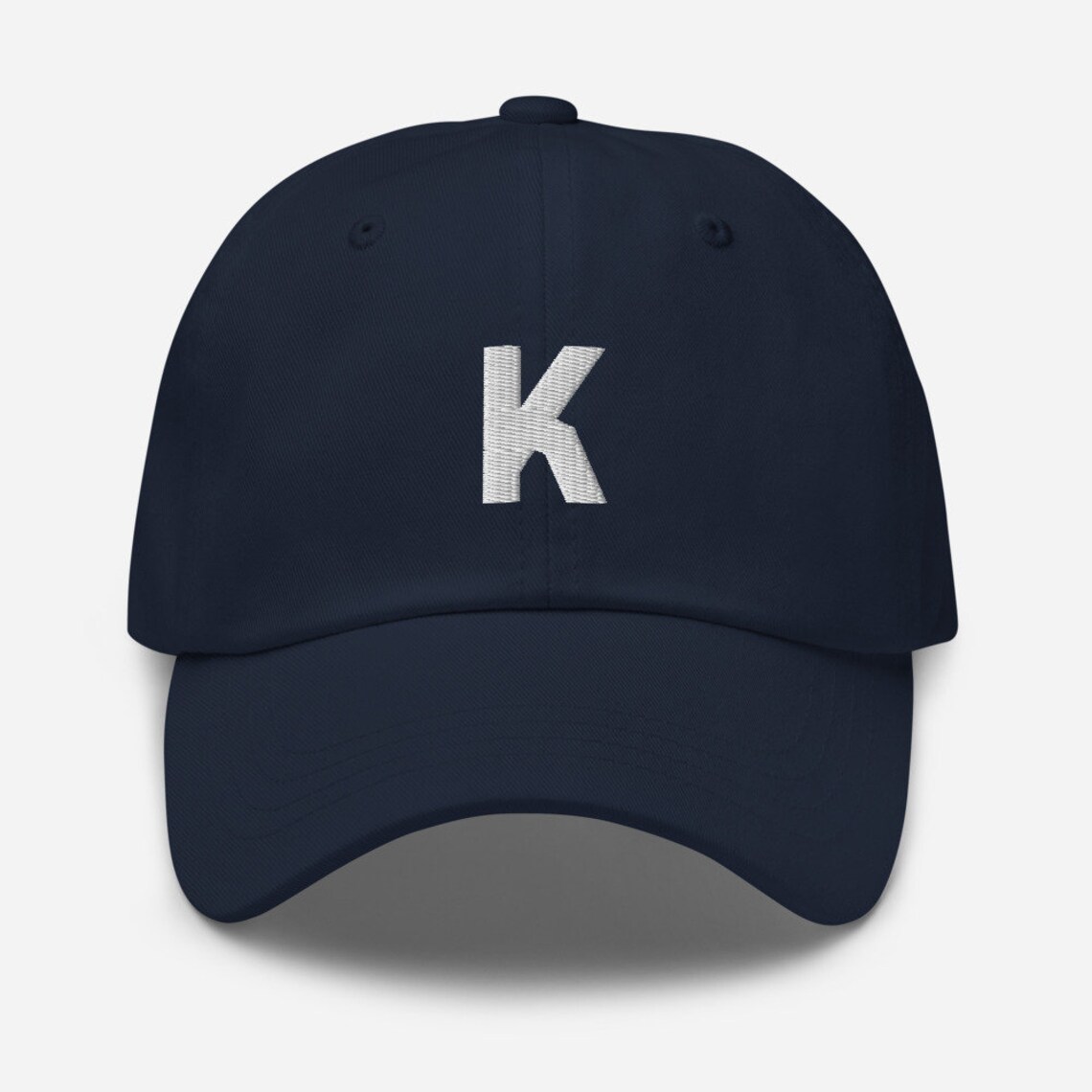 Letter K Dad Hat LETTER Baseball Hat, Embroidered Dad Cap Monogram ...