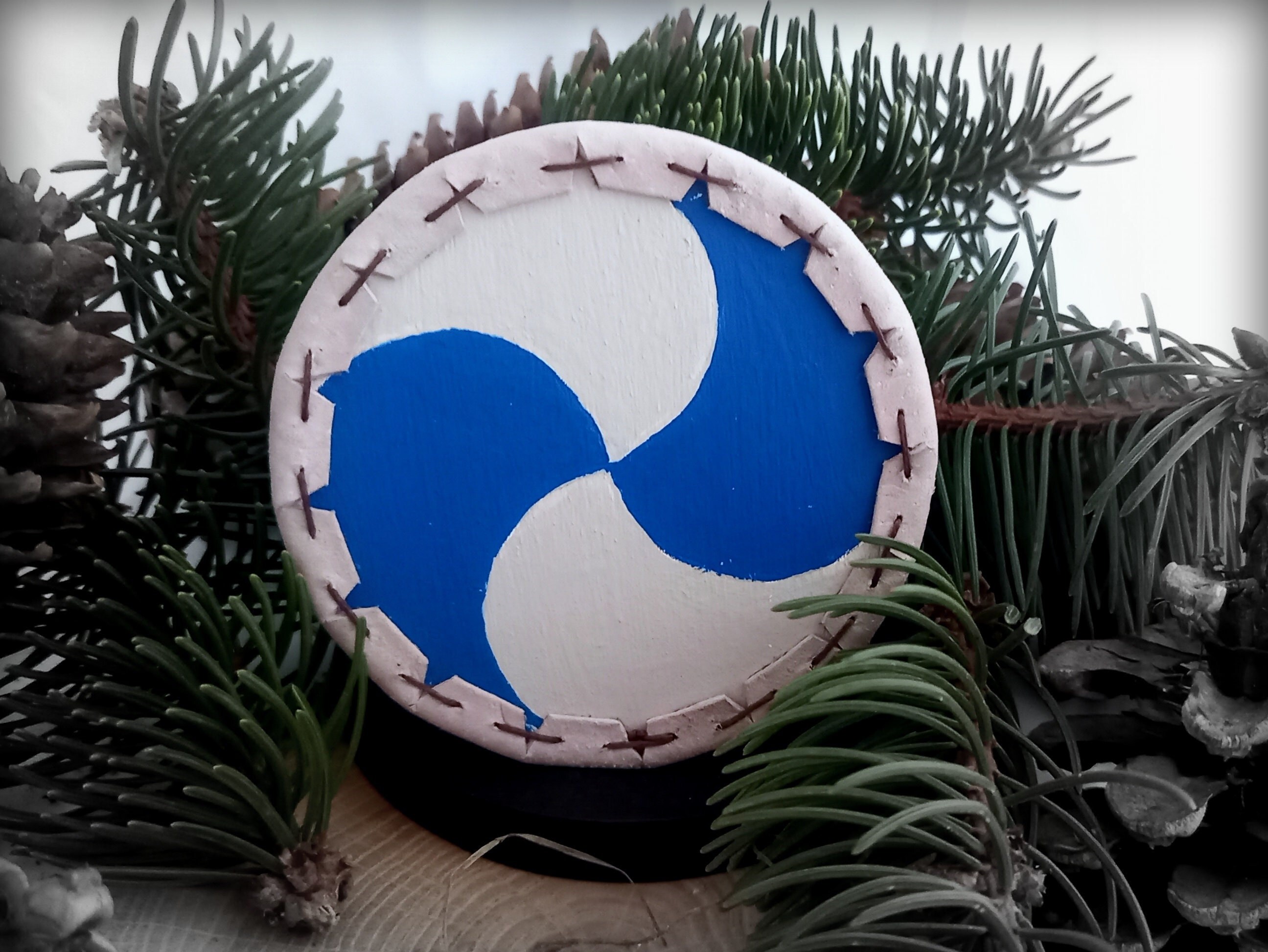 S01 Miniature Shield Handmade Shield Wooden Viking Shield Historic ...