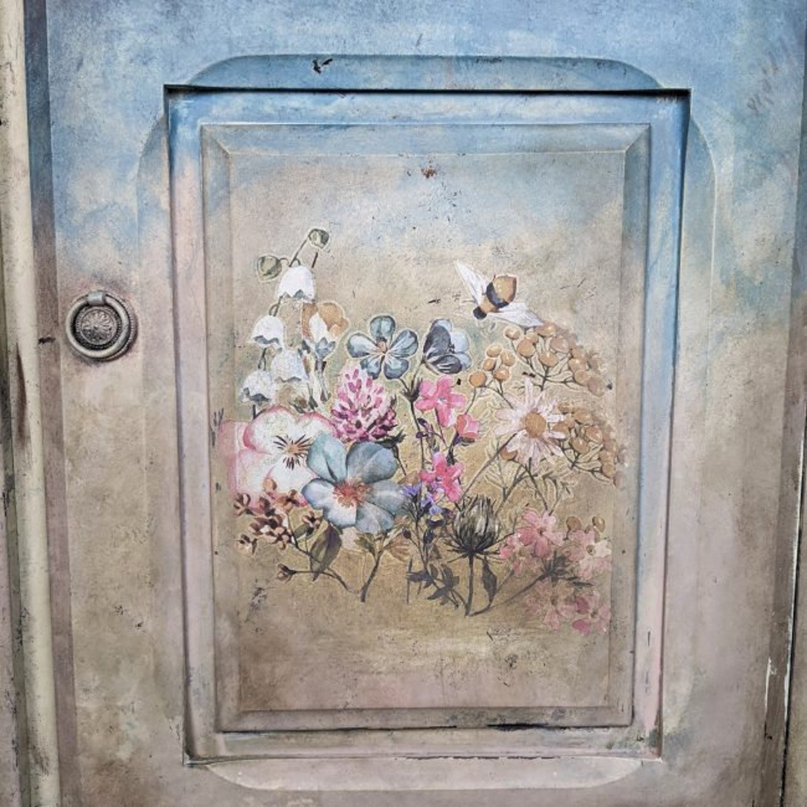 Delicate Fleur Rub on No Water Transfer Redesign With - Etsy