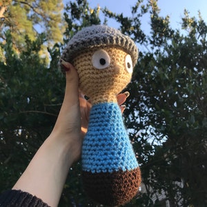 Crochet Uncle Teddy Amigurumi Bob's Burgers - Etsy