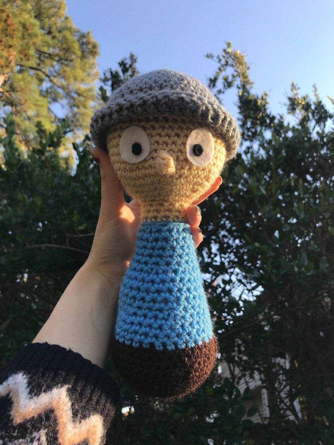 Crochet Uncle Teddy Amigurumi Bob's Burgers - Etsy