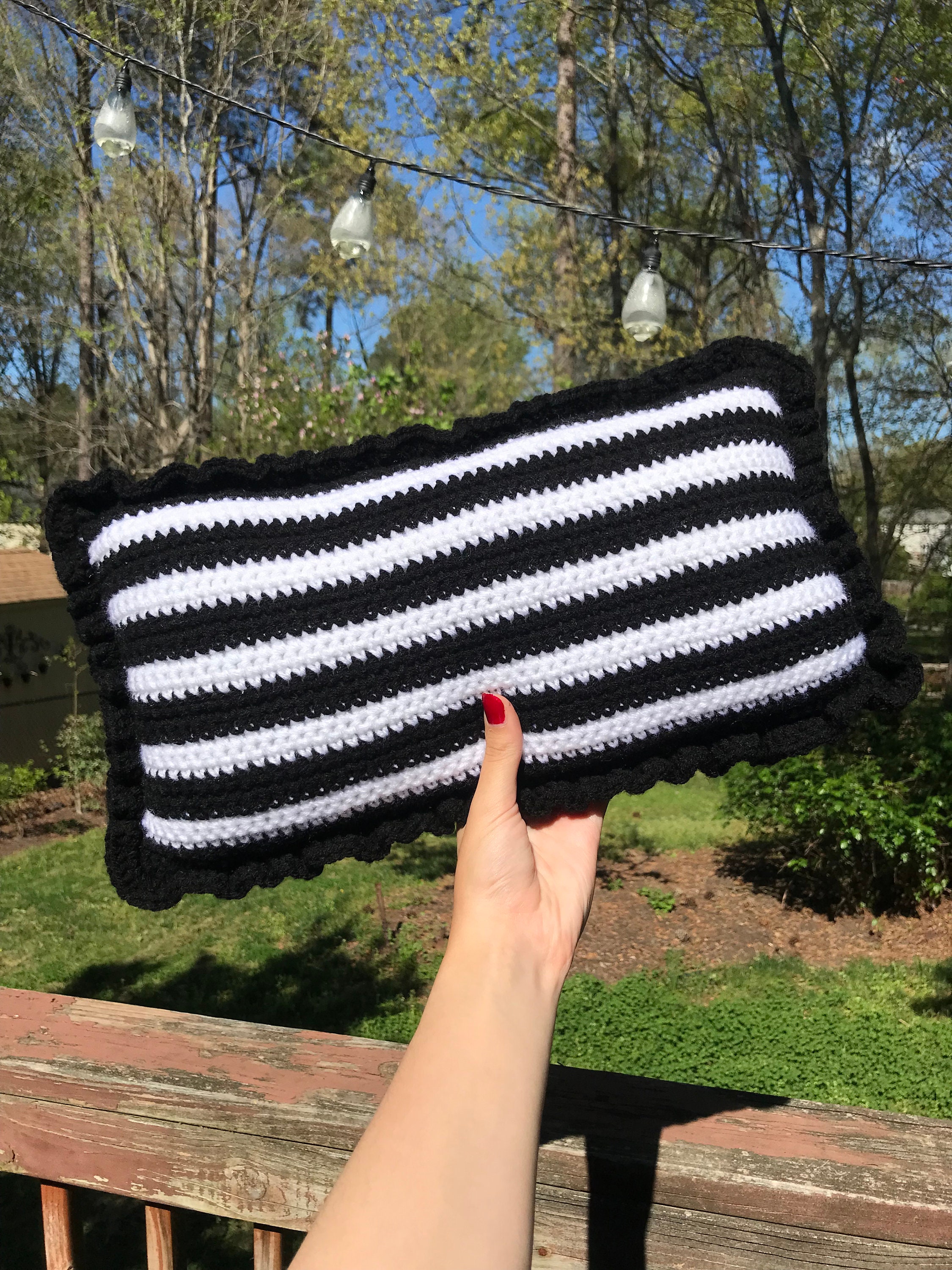 The Beatles Crochet 60's Vintage Inspired Pillow - Etsy