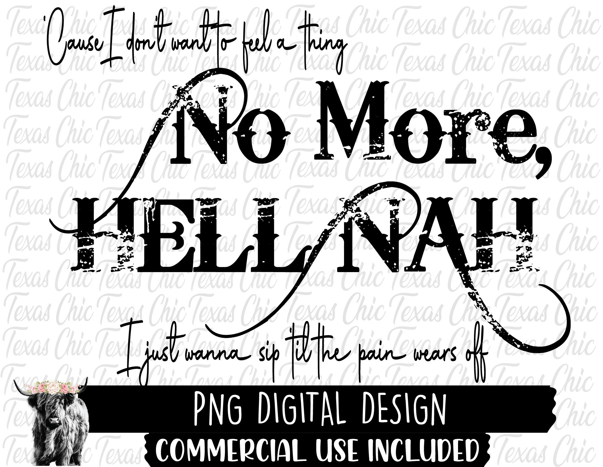 No More Hell Nah Sublimation Designs Downloads Png | Etsy