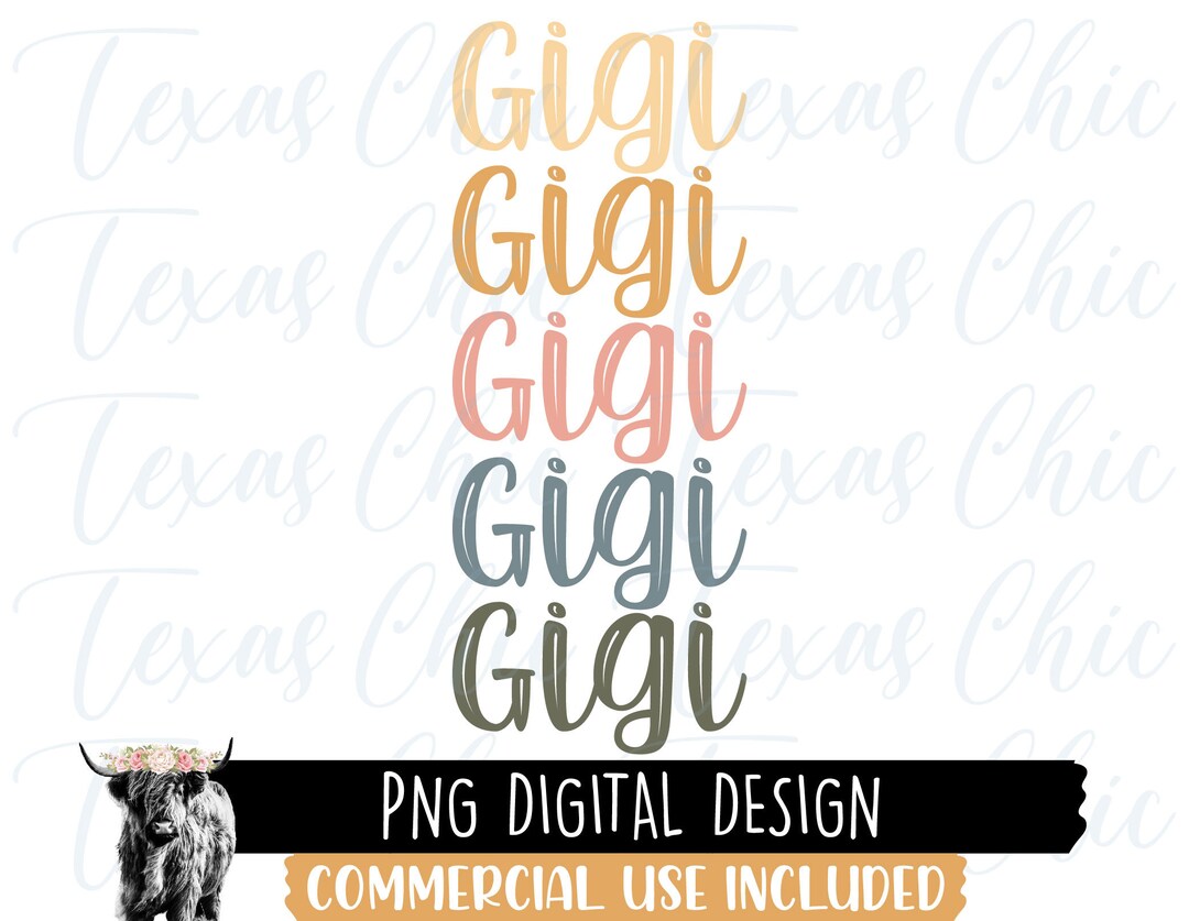 Gigi Png Sublimation Sublimation Designs Downloads Png Gigi Boho Boho ...