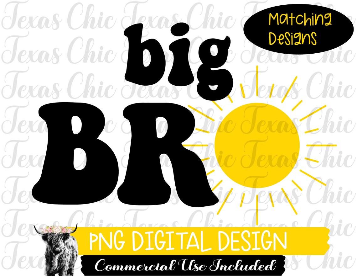 Big Bro Png Big Brother Png Sublimation Designs Downloads - Etsy
