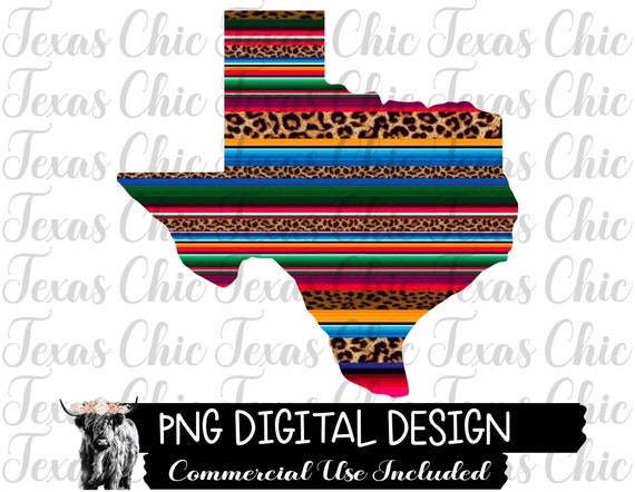 Texas serape clipart png digital download digital design image download ...