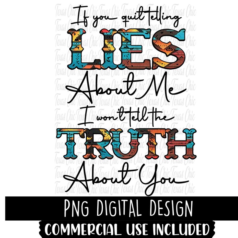 Tell the Truth - Etsy