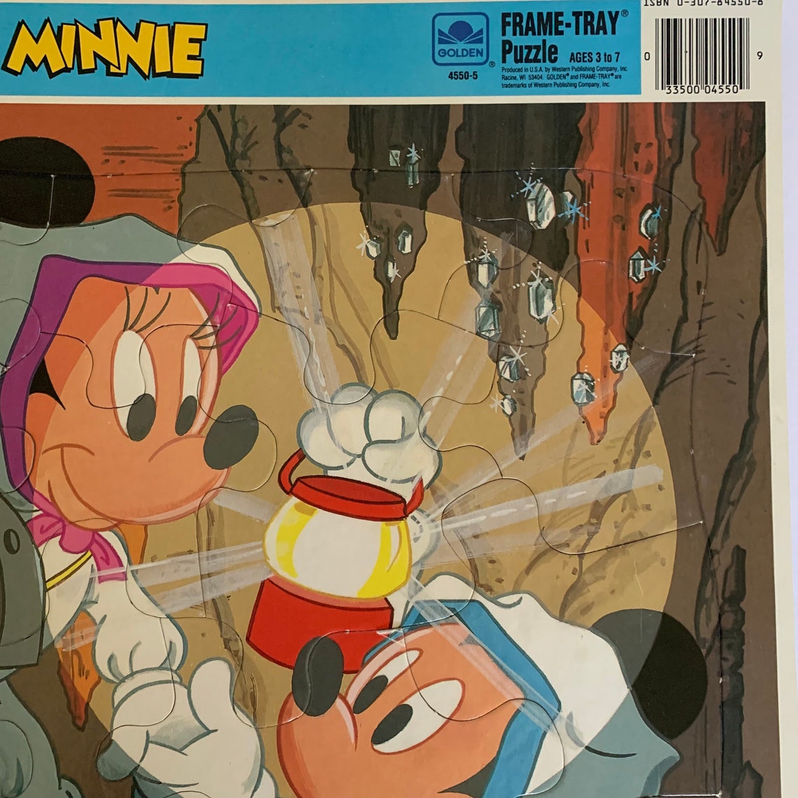 MICKEY Mouse and MINNIE Mouse Cave Mine Jewels Adventure Vintage Frame ...