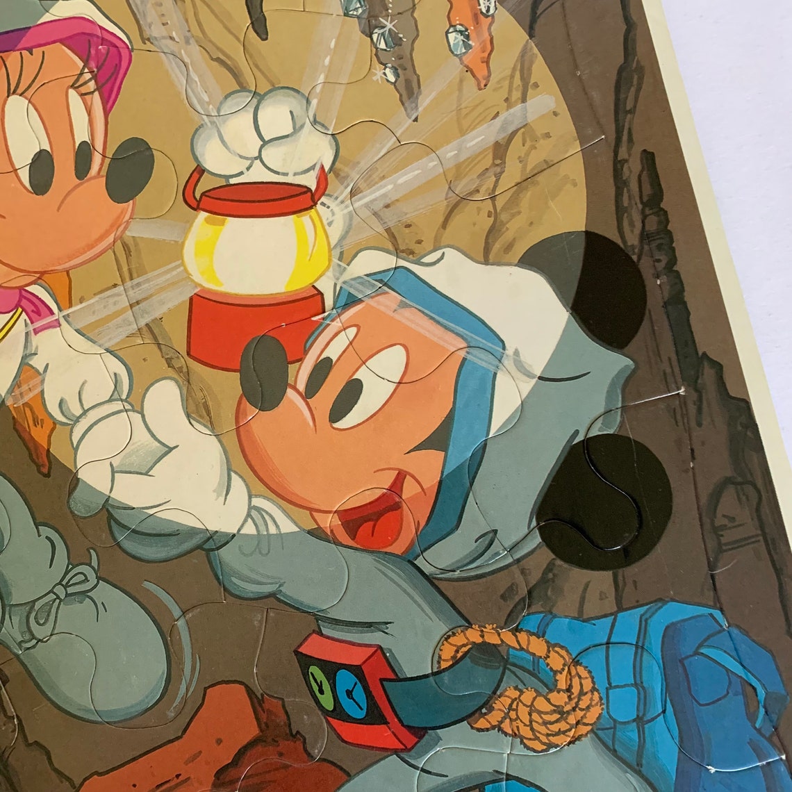 MICKEY Mouse and MINNIE Mouse Cave Mine Jewels Adventure Vintage Frame ...