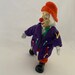 Poseable CLOWN 11 Inch Figure With Painted Face Bendable Arms and Legs ...