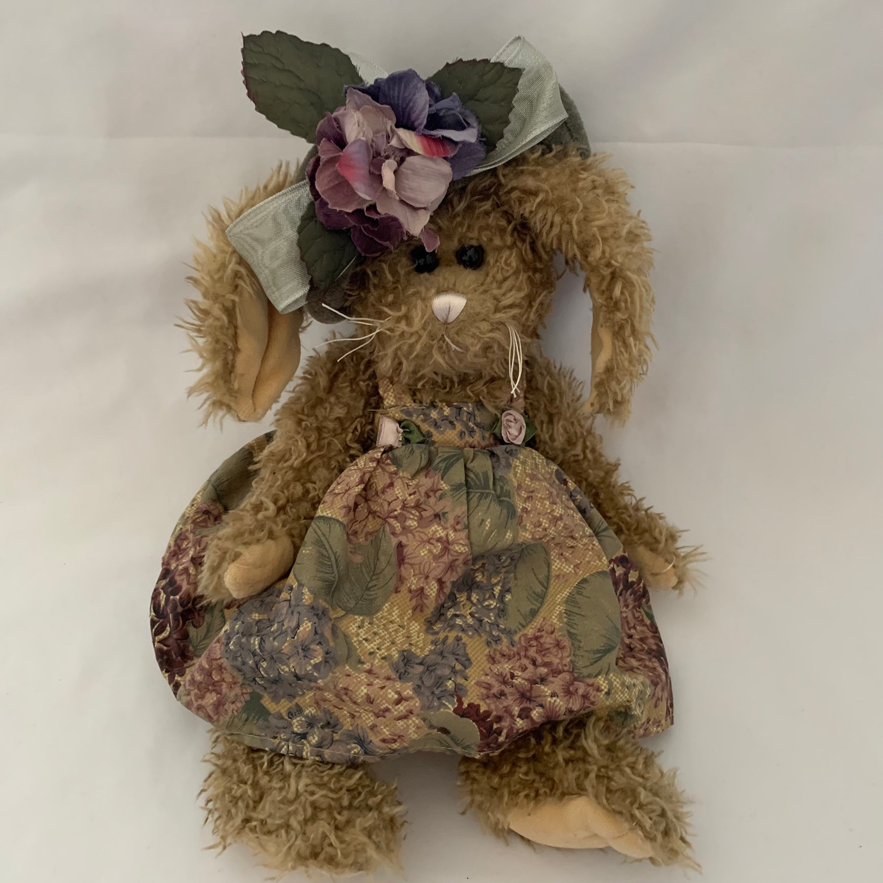 BUNNY RABBIT the Bearington Collection Vintage Plush Fuzzy Bunny in ...