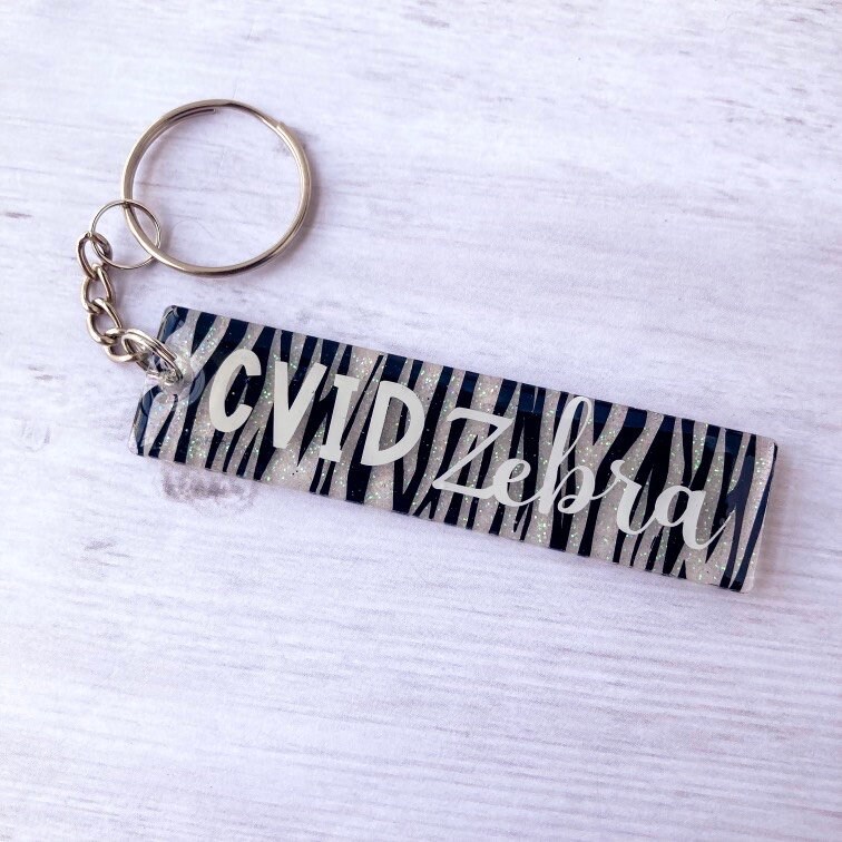 CVID Zebra Keychain Common Variable Immune Deficiency PIDD - Etsy