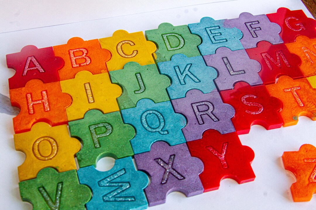 Learning Alphabet Puzzle - Etsy