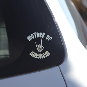 Mother of Mayhem Decal Car Sticker Mom Stickers Trendy Car Sticker Car ...
