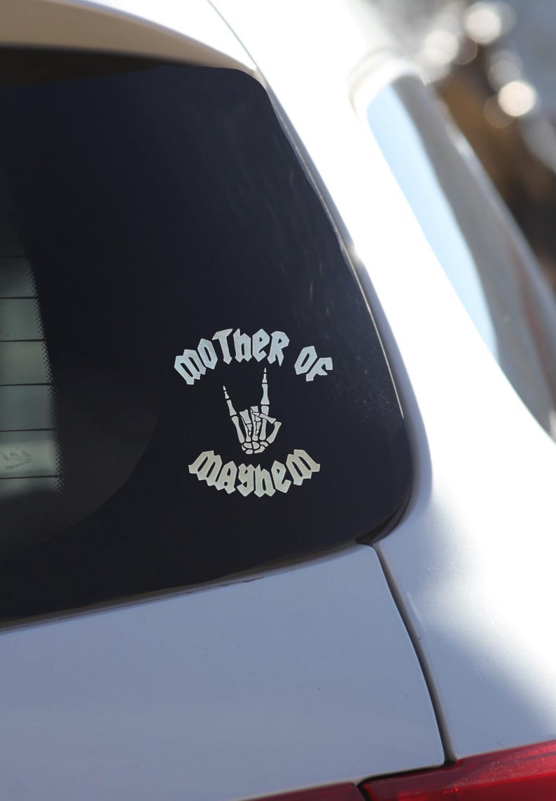 Mother of Mayhem Decal Car Sticker Mom Stickers Trendy Car Sticker Car ...