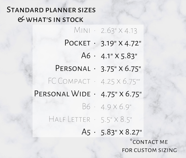 Pocket Vision Board Printable Planner Insert Pocket Size - Etsy