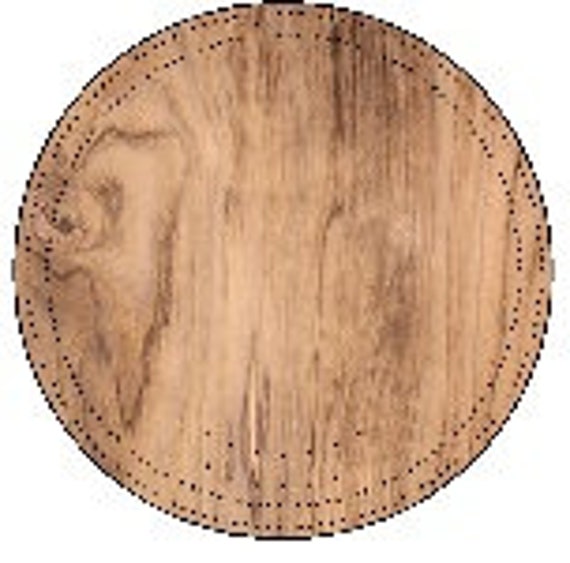 Round Cribbage Board Template Download for Laser Engraving | Etsy