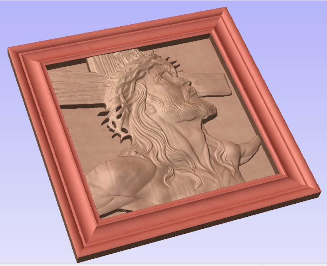 Jesus on Cross 3d File, STL, CNC File for Download - Etsy