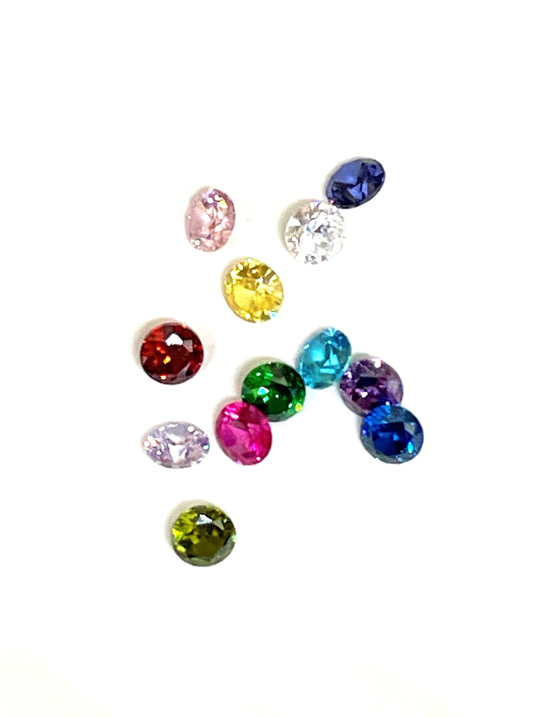 Loose Birthstones * Cubic Zirconia * Set of 12 * 3mm * Brilliant Cut ...