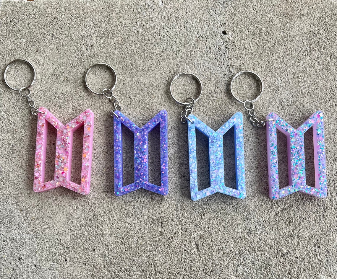 BTS Logo Keychain Vol. 3 - Etsy