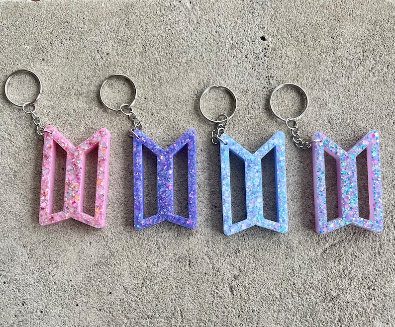 BTS Logo Keychain Vol. 3 - Etsy