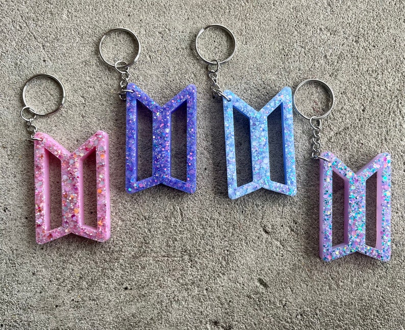 BTS Logo Keychain Vol. 3 - Etsy