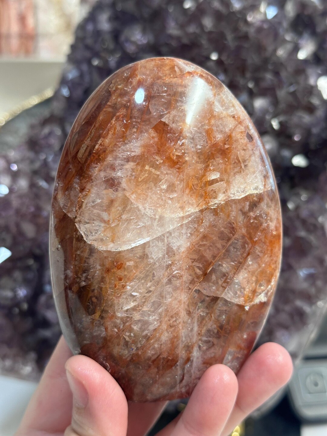 Fire Quartz Freeform: Hematoid Red Quartz Crystal - Etsy