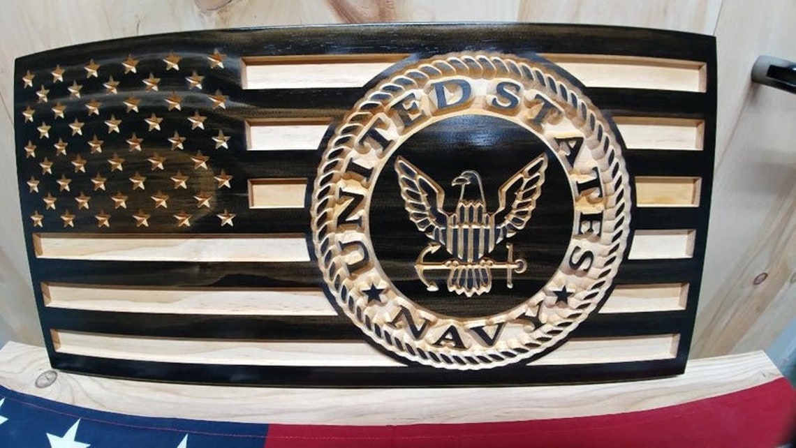 US Navy Svgdxf Ai Pdf Laser Cnc Router Vector File - Etsy