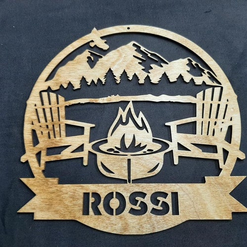 Personalized Camp Sign Svg Dfx Ai Digital Download Laser - Etsy