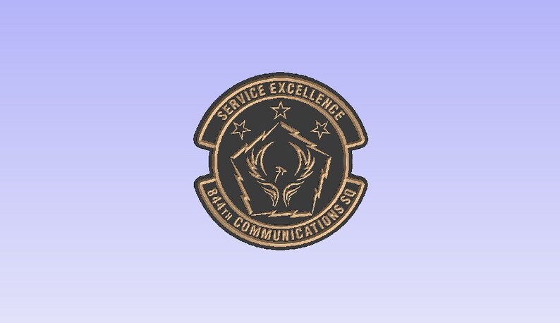 844th COMMUNICATIONS SQ Emblem. SVG File, Download Svg File - Etsy
