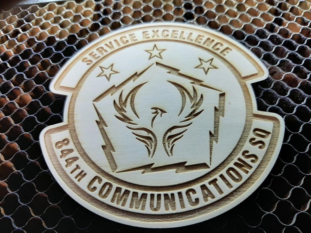 844th COMMUNICATIONS SQ Emblem. SVG File, Download Svg File - Etsy
