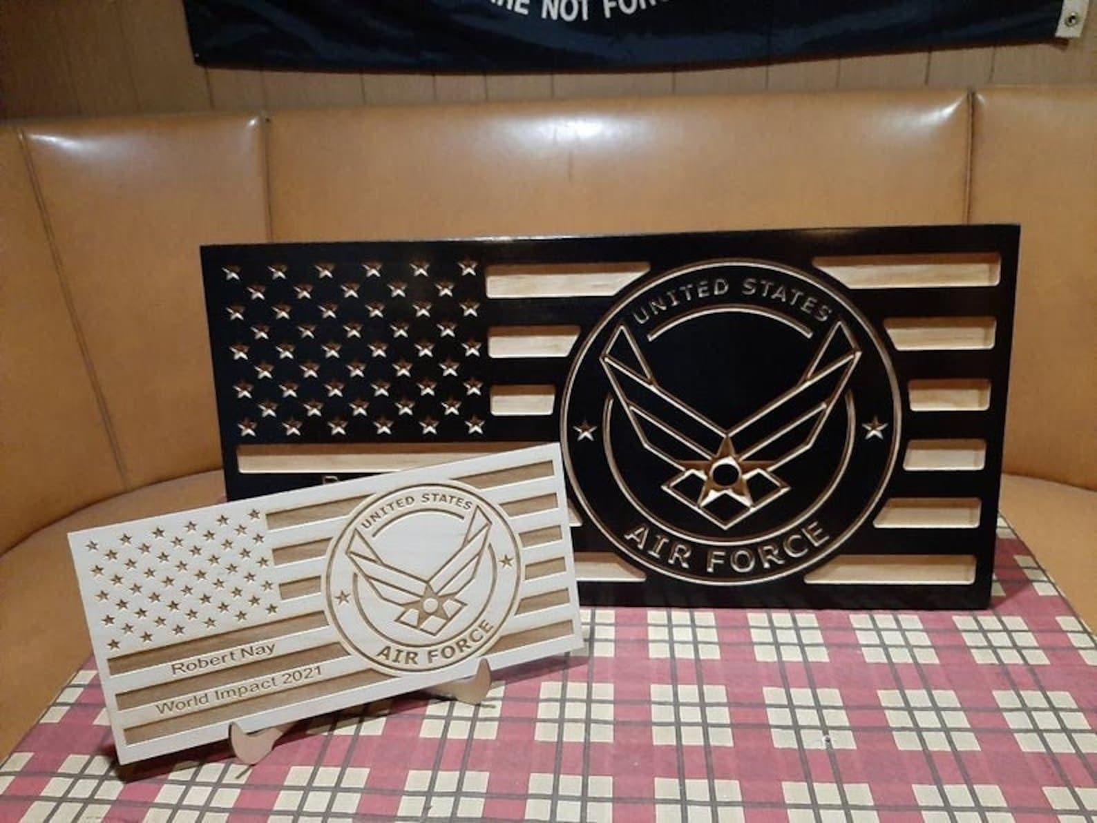 US Air Force Flag Svg, SVG File, Air Force Laser Cut File, Glow Forge ...