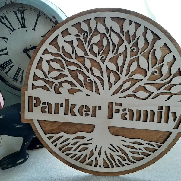Laser file family tree - Etsy France