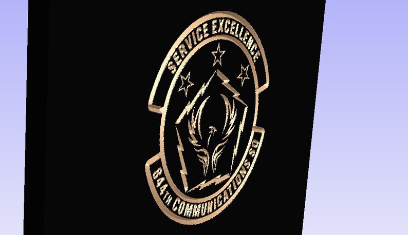 844th COMMUNICATIONS SQ Emblem. SVG File, Download Svg File - Etsy