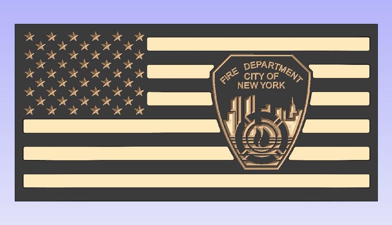 NYC Fireman Flag Digital Download, Fireman, Svg Digital Files - Etsy