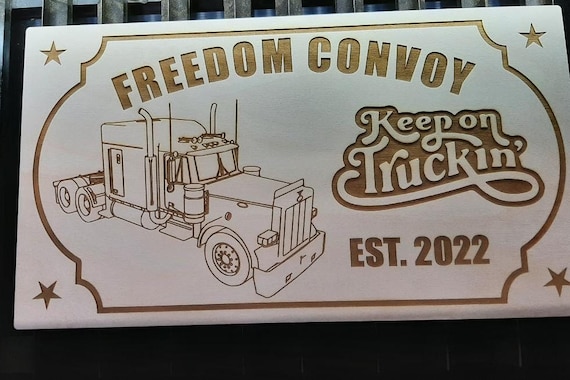 Freedom Convoy 2022 Freedom Convoy 2022 Trucker Sign Svg | Etsy